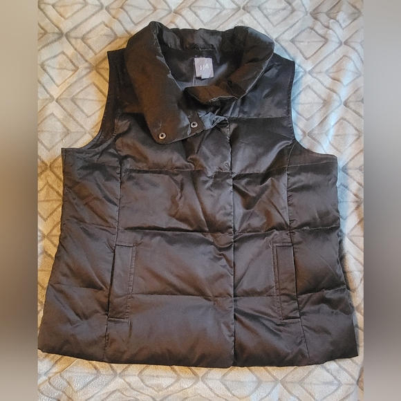 J. Jill | Jackets & Coats | J Jill Vest Womens Large Dark Brown Goose ...